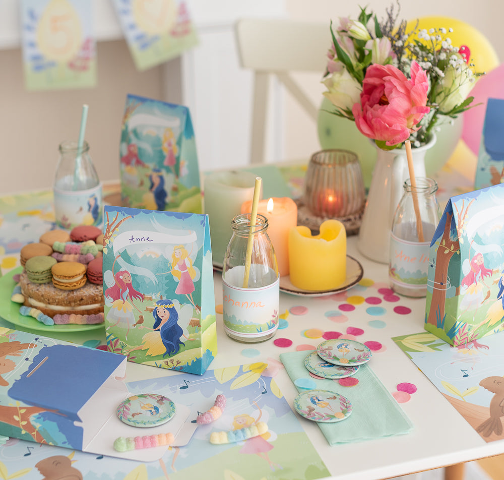 Kindergeburtstag Dekoration zum Elfen - schön & nachhaltig feiern!